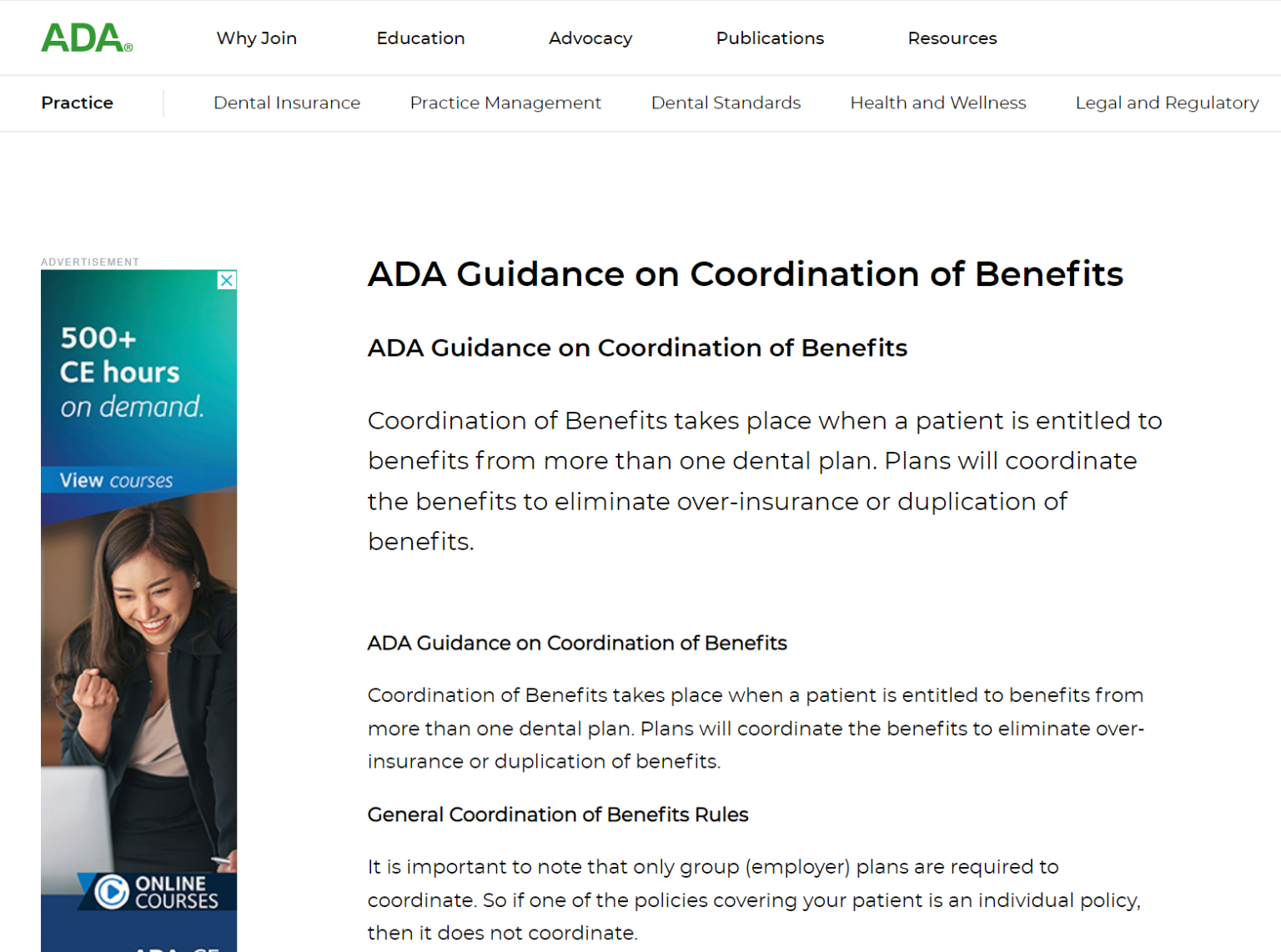 Dental Insurance Terminology - Part II